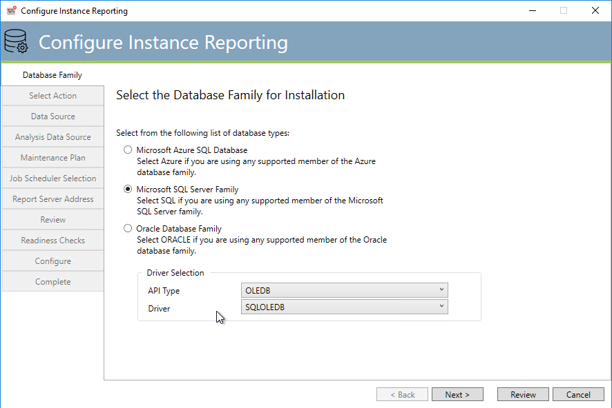 Configuring Instance Reporting