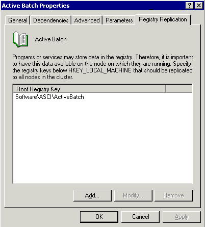 Job Scheduler Failover