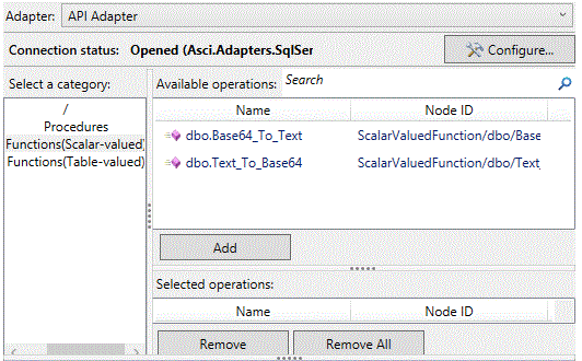 API Adapter-based Job Steps