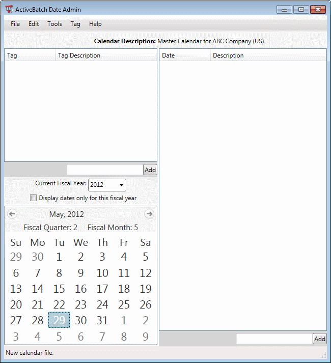 Date Arithmetic Calendar