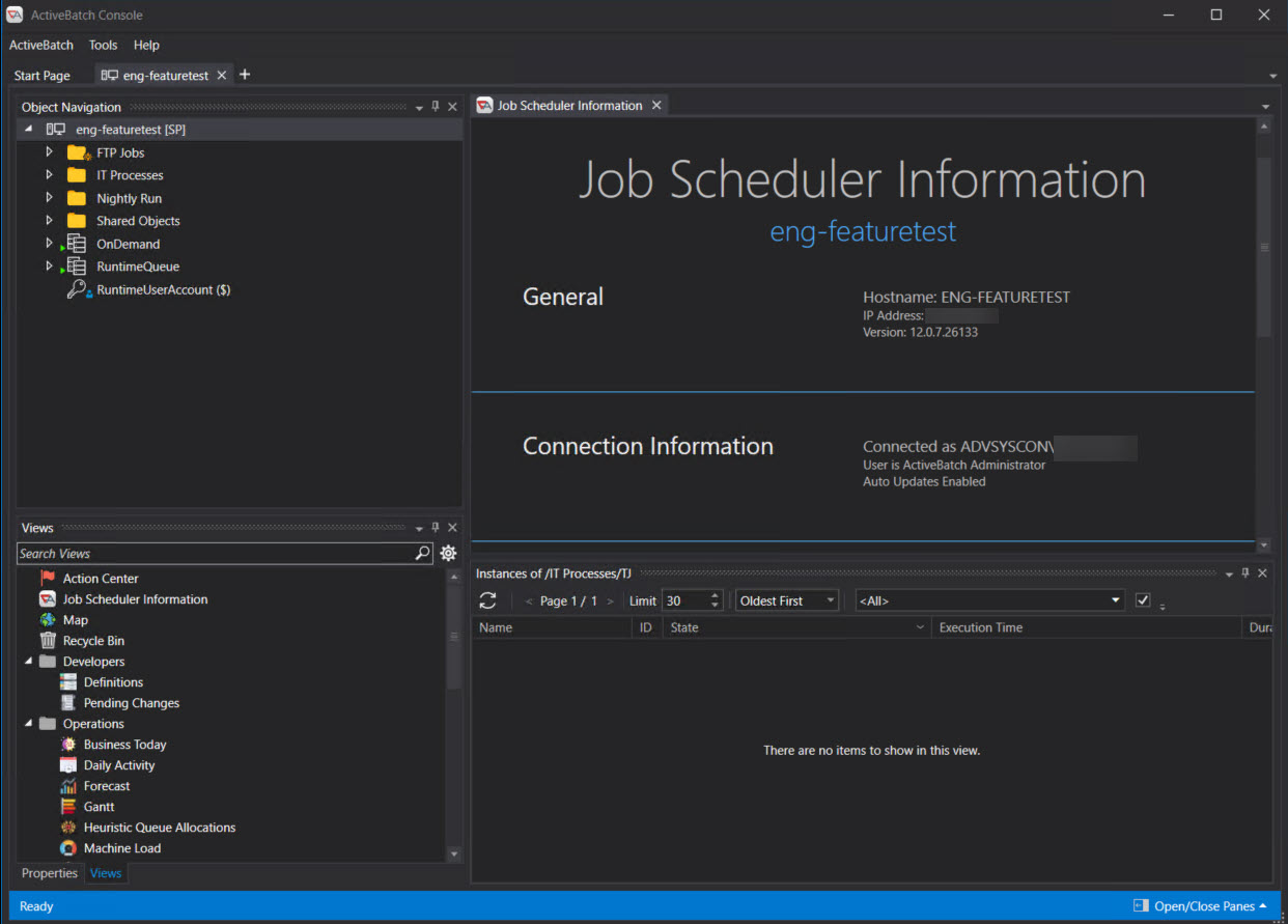 Console Layout and Themes